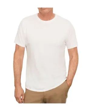 Vince Open-necked Black Shirt - White