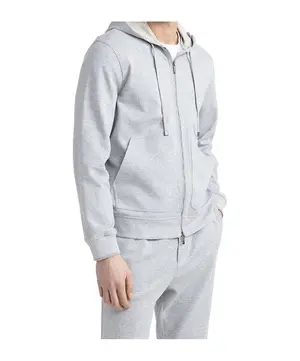 Peserico Zip-up Hoodie - White