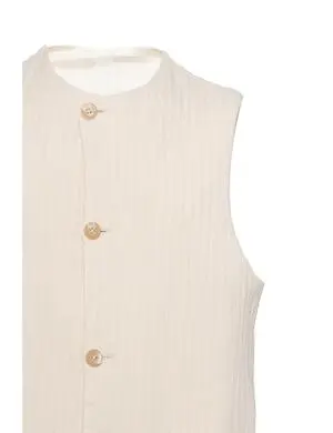 Emporio Armani Sleeveless Wrinkled Effect Gilet