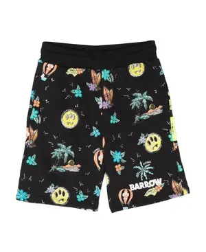 BARROW Graphic-print Track Shorts - Black
