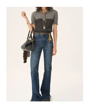 Chloé Short-sleeved Knit Polo Jumper