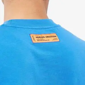 Heron Preston Logo Embroidered Crewneck T-shirt - Blue