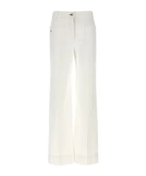 Victoria Beckham Alina Jeans - White