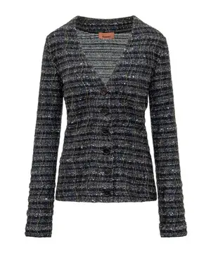 Missoni Buttoned Cardigan - Black