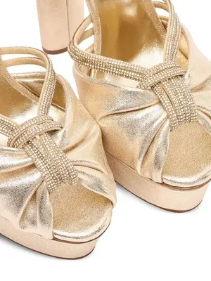 Casadei 140mm Taylor Flora Wonder Sandals
