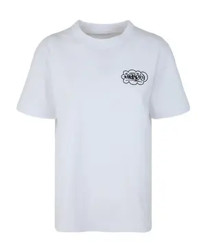 Sacai Logo Round Neck T-shirt - White