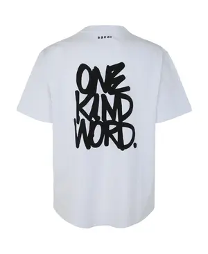 Sacai Logo Round Neck T-shirt