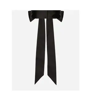 Dolce & Gabbana Dolce Gabbana Bow Satin Tie Belt
