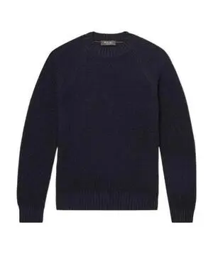 Loro Piana Moscova Round Neck Sweater - Black
