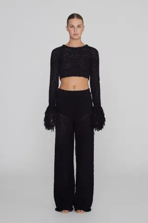 ROTATE BY BIRGER CHRISTENSEN Knitted Trousers