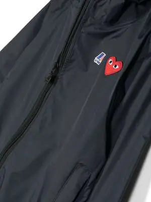 Play Comme Des Garcon X K-way Claude Hooded Rain Jacket