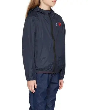 Play Comme Des Garcon X K-way Claude Hooded Rain Jacket