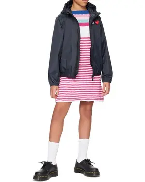 Play Comme Des Garcon X K-way Claude Hooded Rain Jacket