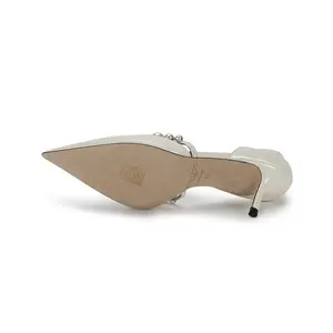 JIMMY CHOO Aurelie 65 Pearl Embellished Pointed High Heels