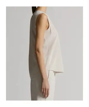Peserico Embellished Sleeveless Top
