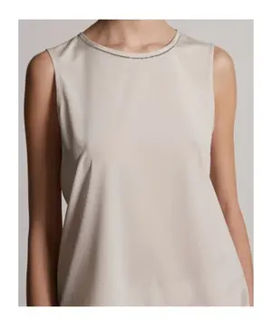 Peserico Embellished Sleeveless Top