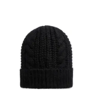Moncler Logo Patch Knit Beanie