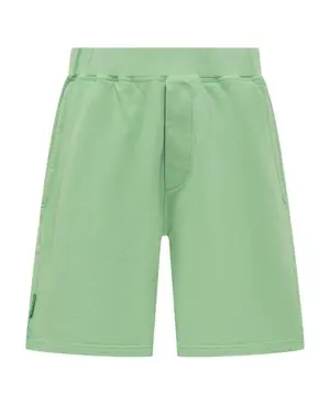 Dsquared2 Logo-print Cotton Shorts - Green