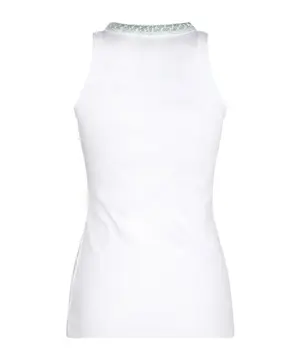 Fabiana Filippi Embellished Neck Tank Top