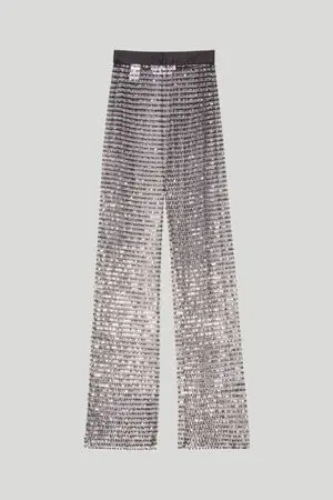 ROTATE BY BIRGER CHRISTENSEN Crystal-embellished Trousers