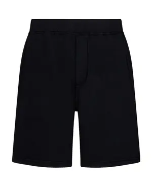 Dsquared2 Logo-print Cotton Shorts - Black