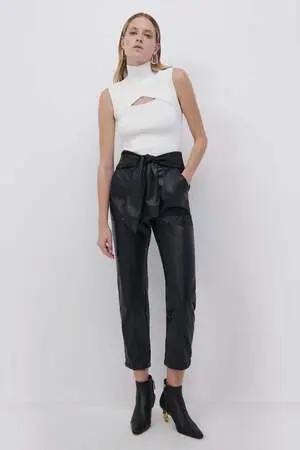 Simkhai Easton Turtleneck Cut Out Top