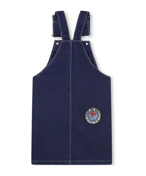 Kenzo Logo-applqué Denim Dress