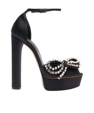 Casadei 140mm Judith Sandals - Black