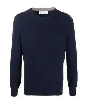 Brunello Cucinelli Crew-neck Cashmere Jumper - Black