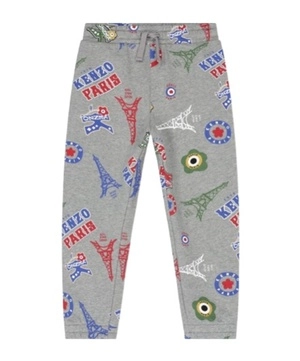 Kenzo Logo-print Joggers - Gray
