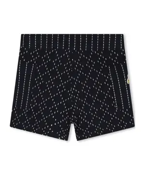 Kenzo Logo-appliqué Stitched Mini Shorts