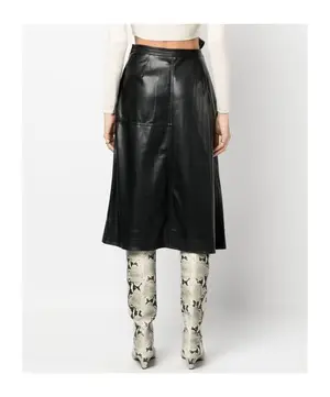 Simkhai Pleat-detail High-waist Skirt