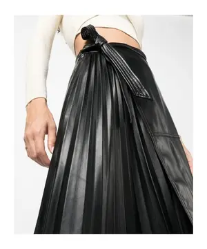 Simkhai Pleat-detail High-waist Skirt