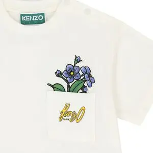 Kenzo Floral Print Organic Cotton T-shirt