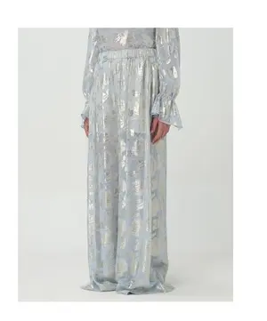 Nina Ricci Floral Jacquard Wide-leg Trousers