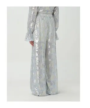 Nina Ricci Floral Jacquard Wide-leg Trousers