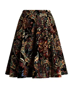 Etro Paisley Print Velvet Shirt