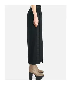Simkhai Satin-belt Wrap Midi Skirt
