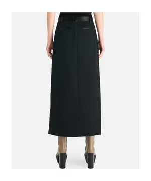 Simkhai Satin-belt Wrap Midi Skirt
