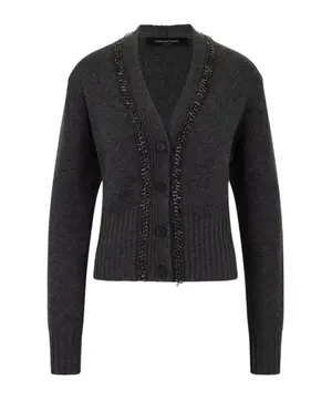 Fabiana Filippi Embellished V-neck Cardigan