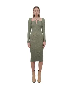 Simkhai A Neckline Dress - Green