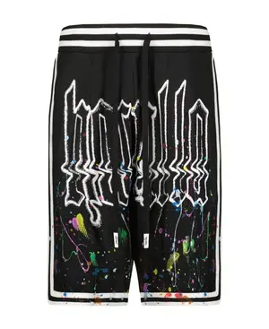 HACULLA. Painted Basketball Shorts - Black