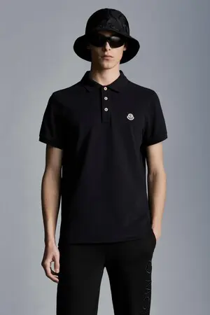 Moncler Logo Patch Short Sleeved Polo Shirt