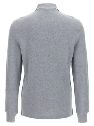 Brunello Cucinelli Long Sleeved Buttoned Polo Shirt