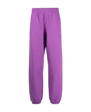 Off-White Diag-print Slouchy Track Pants - Purple