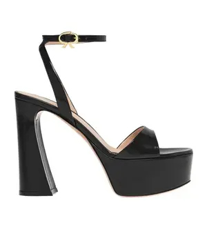 GIANVITO ROSSI Nancy Heeled Sandals - Black