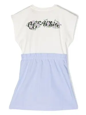 Off-White Graphic-print Sleeveless Dress
