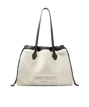 JIMMY CHOO Logo Embroidered Bag