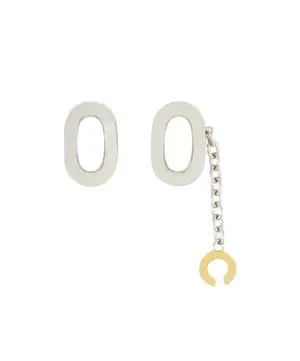 Rabanne Xl Link Earrings - White