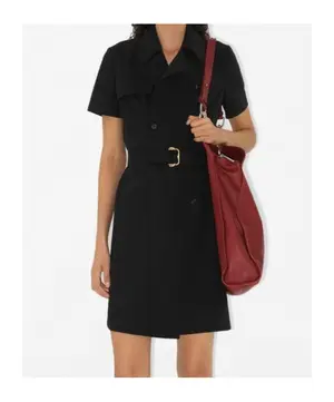Burberry Double-breasted Belted Mini Dress